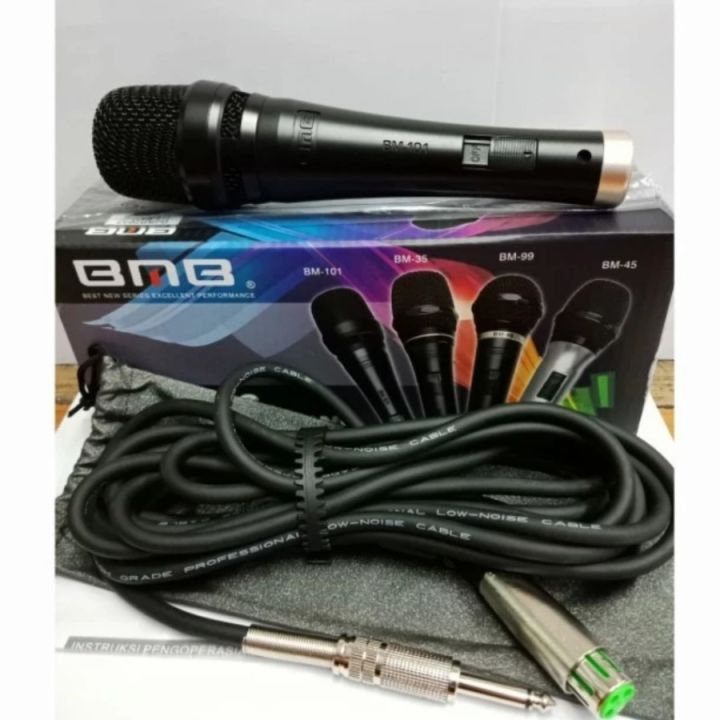 MIC KABEL BMB BM 101 / BM101 ORIGINAL MICROPHONE BMB | Lazada Indonesia