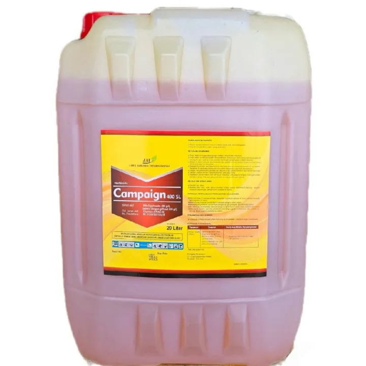 HERBISIDA CAMPAIGN 480 SL 20 LITER JAI/RACUN SISTEMIK GULMA LEBAR ...
