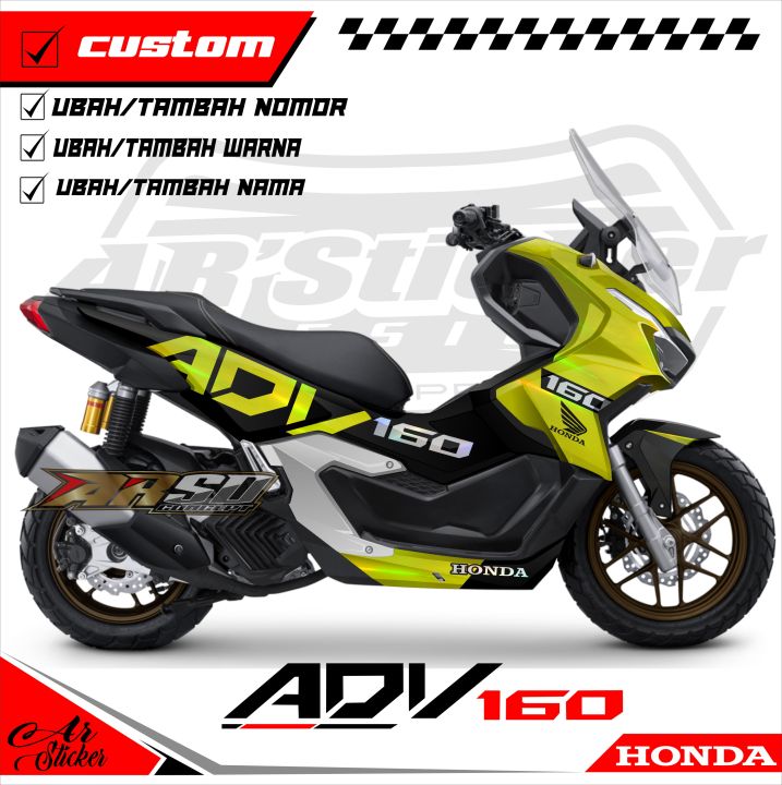 Sticker Decal ADV 160 Fullbody - Stiker Dekal Honda ADV 160 Hologram D5 ...