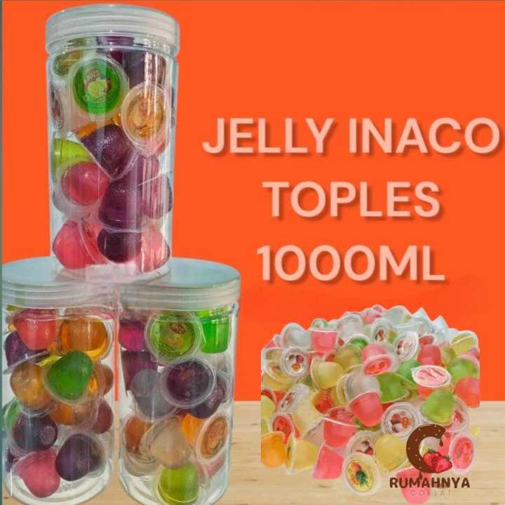 Inaco Jelly Box Toples 1000ml - Kemasan Lengkap Rasa Buah | Lazada ...