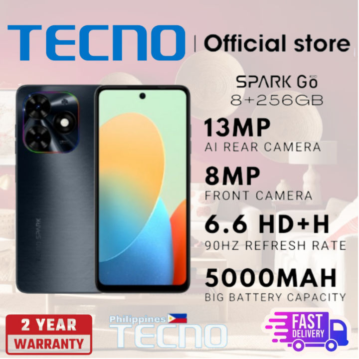 PhoneTecno Spark Go 2024 Original Smartphone Unisoc T606 13MP Dual Rear ...
