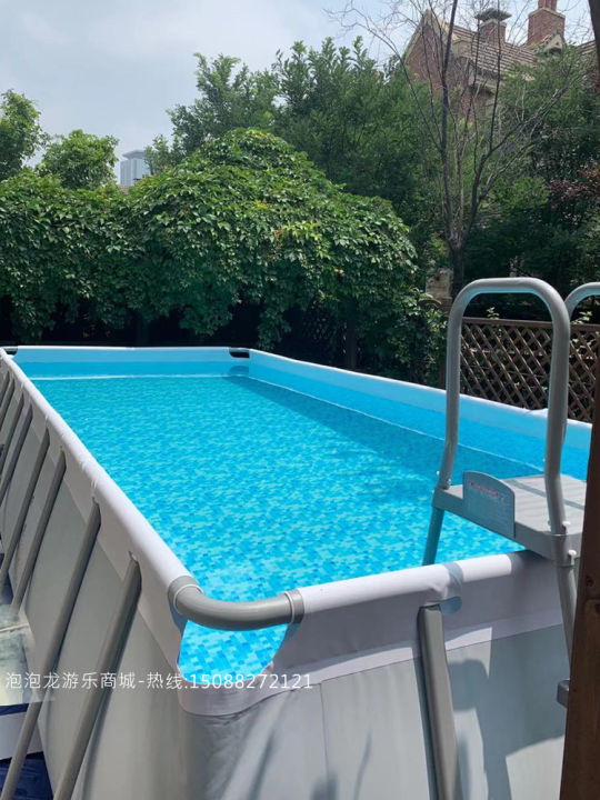 Large swimming pool home children oversized adult bracket pool ...