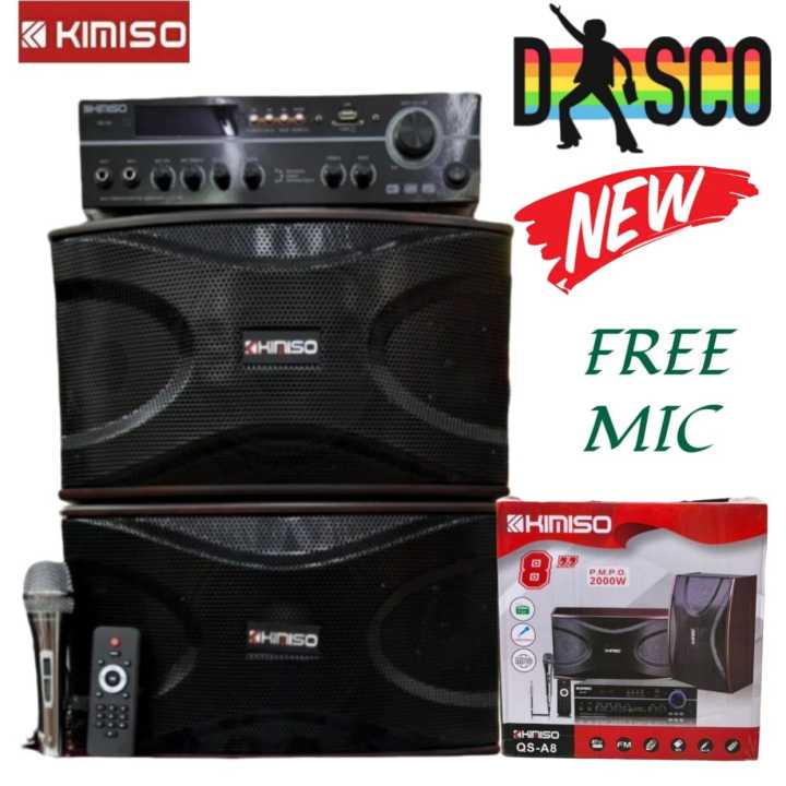Kimiso 16" Inch Portable Karaoke Wireless Bluetooth KIMISO HIFI Bass ...