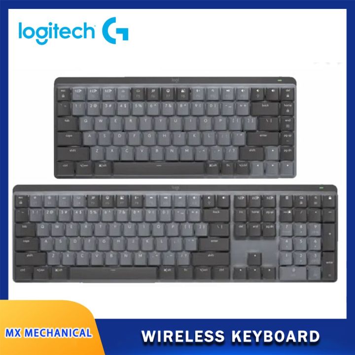Logitech MX Mechanical Wireless Bluetooth Keyboard with Logi Bolt USB ...