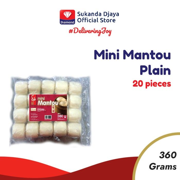 Edo Mini Mantou Plain 360 Gr | Lazada Indonesia