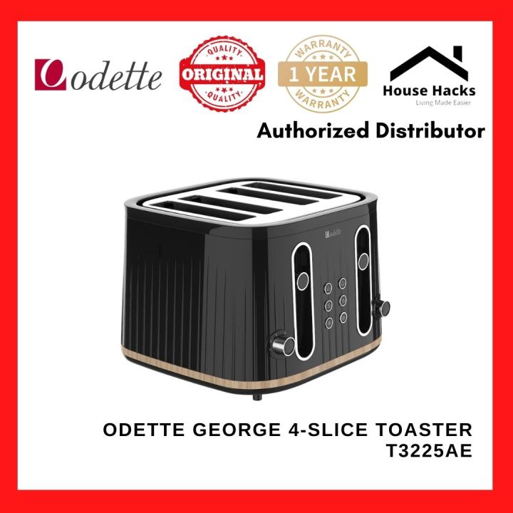 Odette George 4-Slice Toaster T3225AE (House Hacks) | Lazada PH