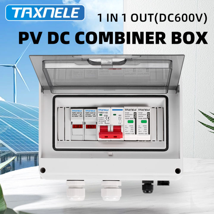 HT Waterproof Box IP65 PV DC Combiner Box Surge Lightning Protection 1 ...