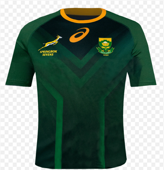 south Africa Rugby Jersey Springboks Home Supporters Rugby Shirt Fan's ...