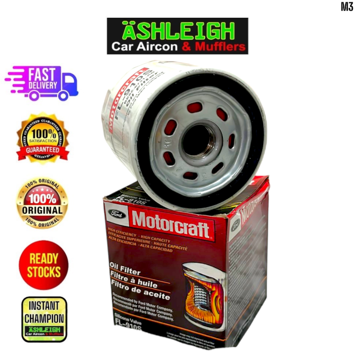 Oil Filter Ford Ecosport / Fiesta / Focus / Escape FL-910S engine parts ...