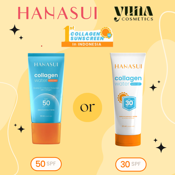 HANASUI Collagen Water Sunscreen SPF 30 | HANASUI Collagen Water ...