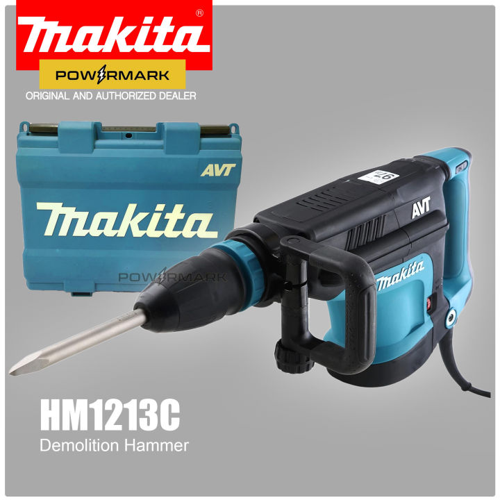 MAKITA HM1213C Demolition Hammer, SDS-MAX Shank 1510W 18.6 J [POWERMARK ...