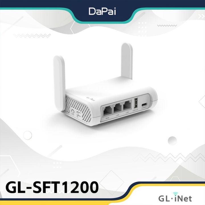 GL.iNet GL-SFT1200 (Opal) Secure Travel WiFi VPN Gigabit Router ...