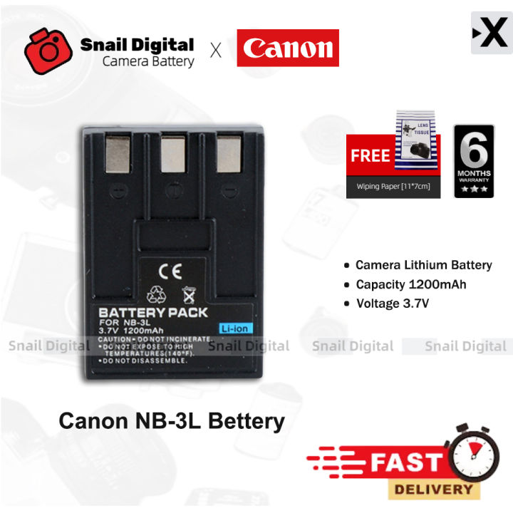 Canon NB-3L Battery Charger Canon Camera IXUS 700 750 600 IXY PC1114 1060 | Lazada PH