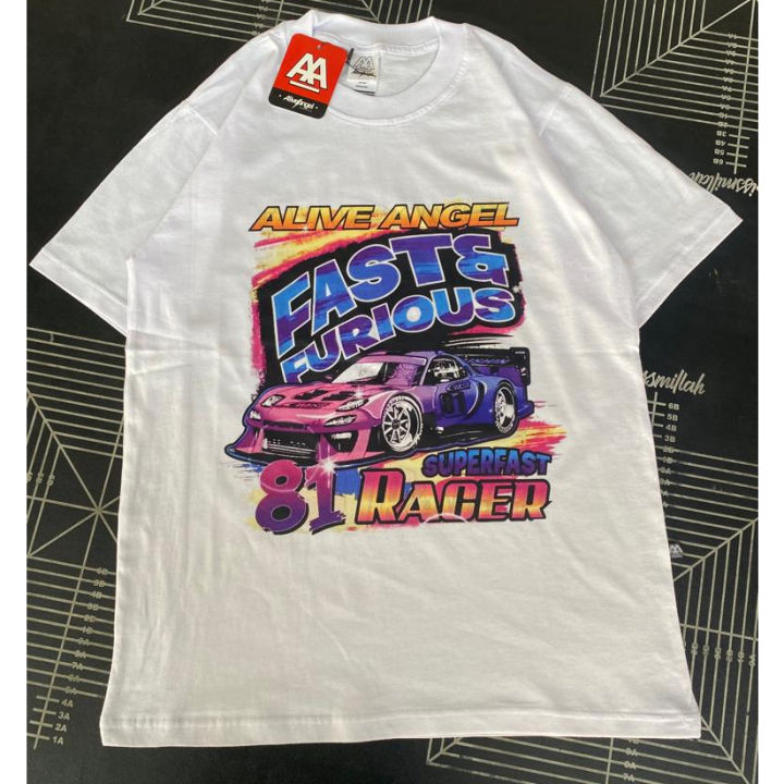 KAOS VINTAGE / KAOS FAST AND FURIOUS PUTIH COWOK CEWEK / KAOS VINTAGE ...