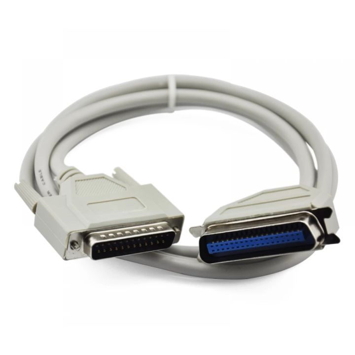 Parallel Printer Cable 25Pin DB25 Male to Female LPT Printer 1.5M ...