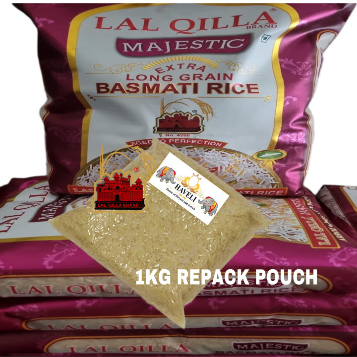 Repack Lal Qilla Majestic Basmati Rice From India 1KG | Lazada PH
