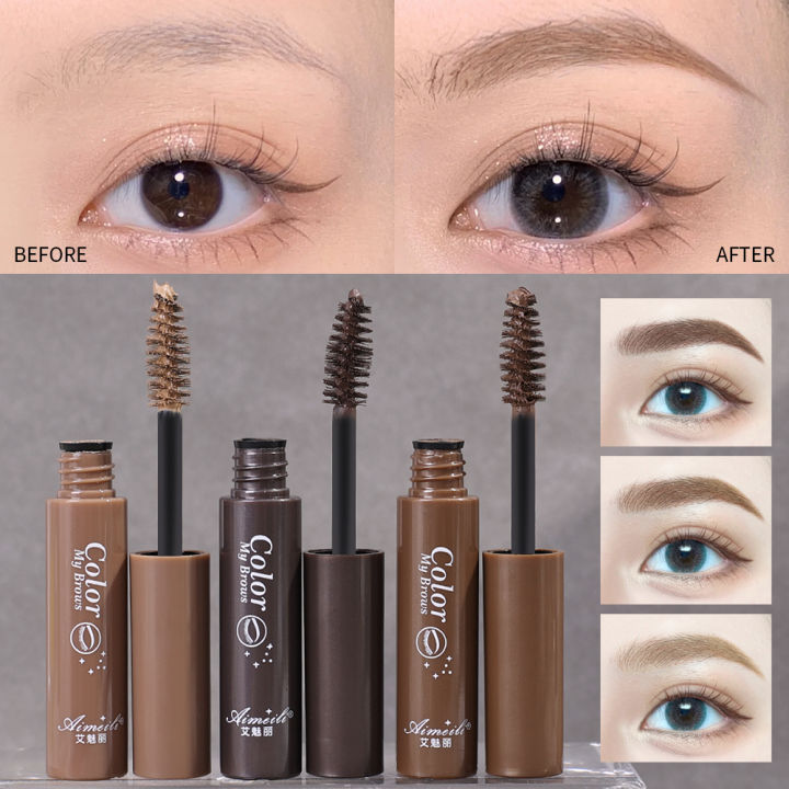 Eyebrow Mascara Eyebrow Gel Natural Brown Waterproof Lift Sculpt Brow ...