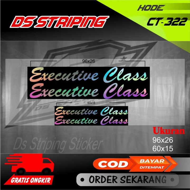 OS- Ct-322 Cutting Stiker Tulisan executive class | Lazada Indonesia