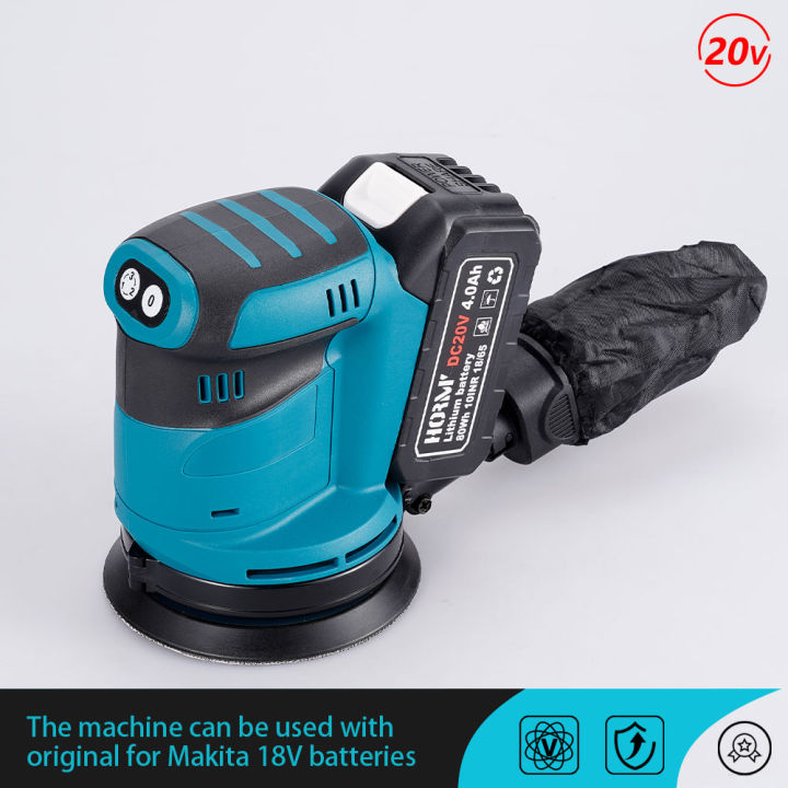 125mm Cordless Electric Polisher Random Orbital Electric Sander Wood ...