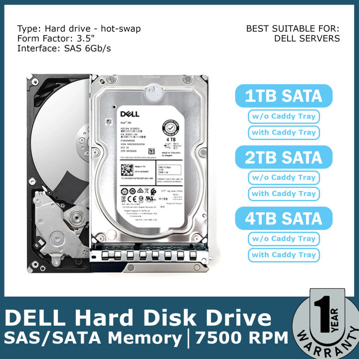 Dell HDD ST2000NM0033 6Gbps│Hard Disk Drive Dell 7200 RPM 1TB│2TB│4TB ...