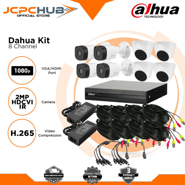 Dahua CCTV Camera Package Set 2MP HD Smart IR CCTV Set Package 2 Camera ...
