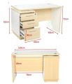 Ofix 250-OF V2 (120x60) Office Table (White+Maple) | Lazada PH
