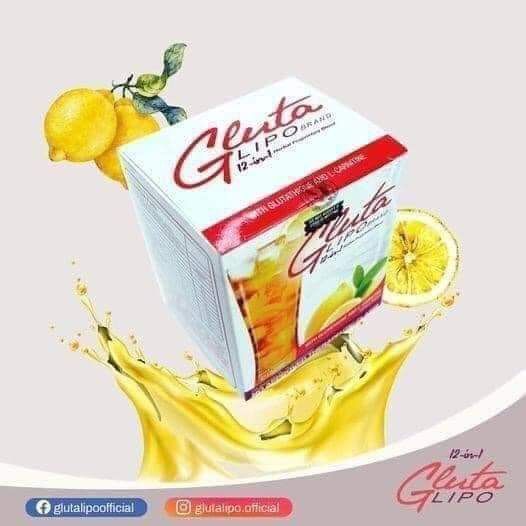 Gluta Lipo Juice Drink 12 in 1 Juice Drink - 10 Sachets per box 100% ...