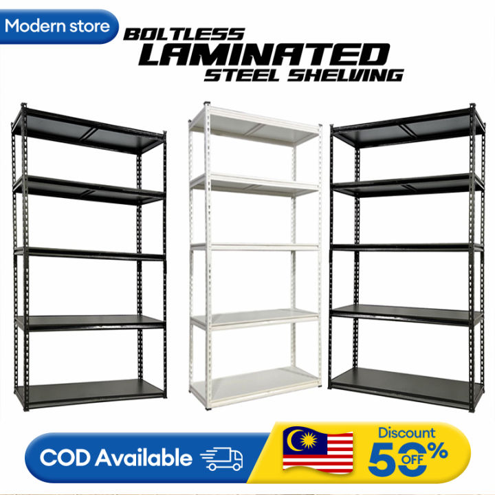 Modern Rack Boltless Rack Shelf Rack Storage Rack Rak Barang Rak Dapur ...