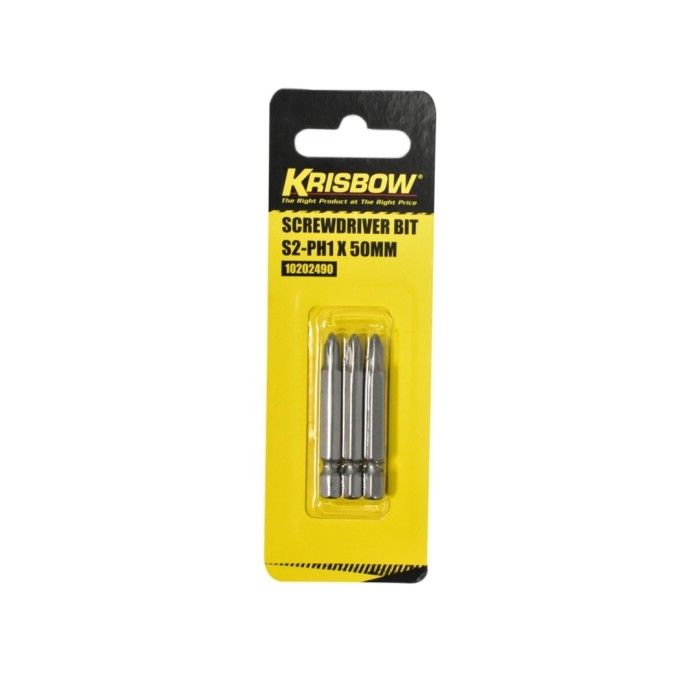 Mata Obeng Krisbow Screwdriver Bit Isi 3 Ukuran Panjang 50mm | Lazada ...
