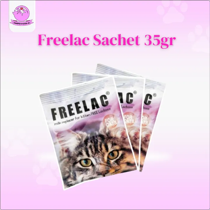 Freelac Susu Kucing Kitten Milk Replacer Free Lactosa Sachet 35gr ...