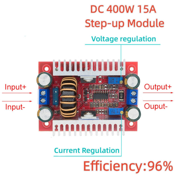 DC 400W 15A Step-up Boost Converter Constant Current Power Supply LED ...