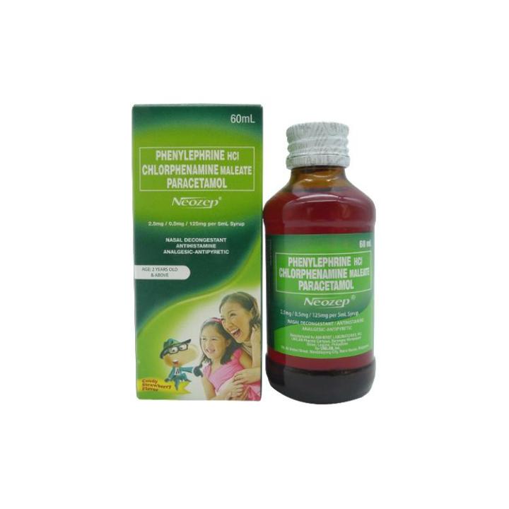 Neozep Ages 2 years old and above 60 ml Syrup | Lazada PH