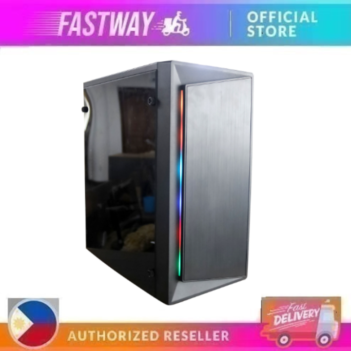 CVS 1707 RGB PC CASE WITH 700W/750 PSU JUMBO 120MM FAN / ACRYLIC SIDE ...