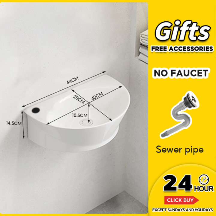Ceramic Counter Wall Lavatory Corner Basin Wall hung/Ceramic Corner ...