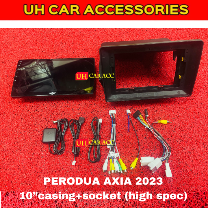 PERODUA AXIA 2023 2024 ANDROID PLAYER WITH CASING SOCKET FULL SET | Lazada