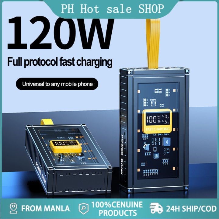 【HOT SALE 】 120W fast charger 20000mAh Power bank Orginal brand power ...