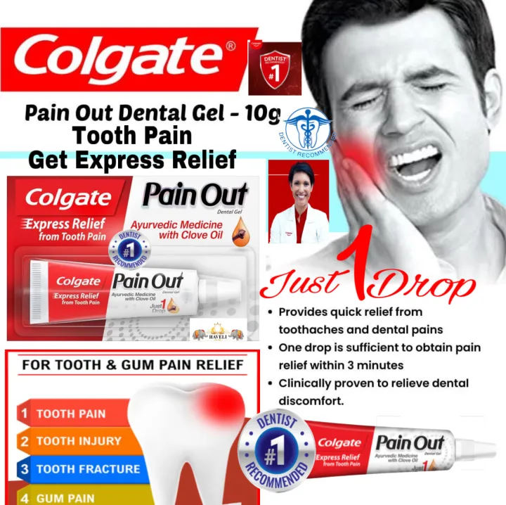 Colgate Pain Out Gel Instant Relief From Tooth Pain | Lazada PH