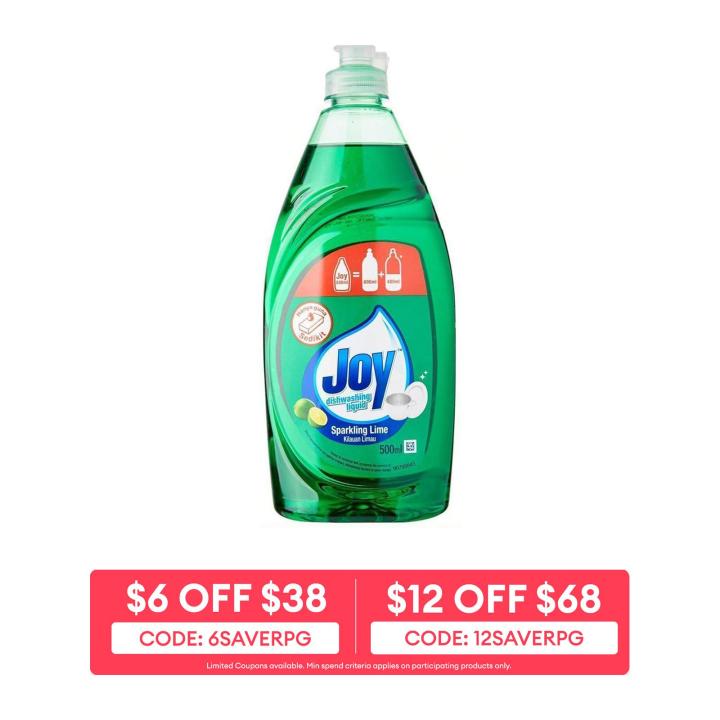 Joy Sparkling Lime Concentrated Dishwashing Liquid 500ML | Lazada Singapore