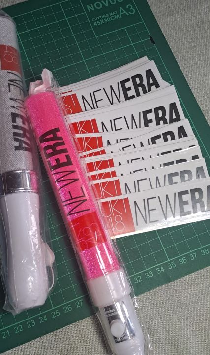 Stiker LOGO JKT 48 NEW ERA | Sticker Lightstick | Sticker bening ...