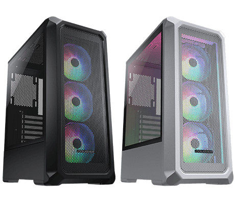 CASING COUGAR Archon 2 Mesh RGB MID TOWER CASING GAME PC CASE Black ...