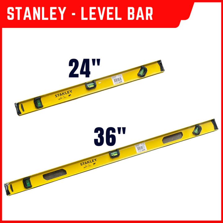 Stanley Level Bar (Available Lenght: 24 inches and 36 inches) | Lazada PH