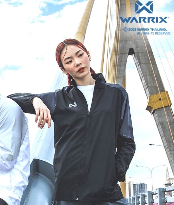 WARRIX เสื้อแจ็คเก็ตกันลม WA-223JKACL36 Herit Windbreaker Jacket แบรนด์ ...