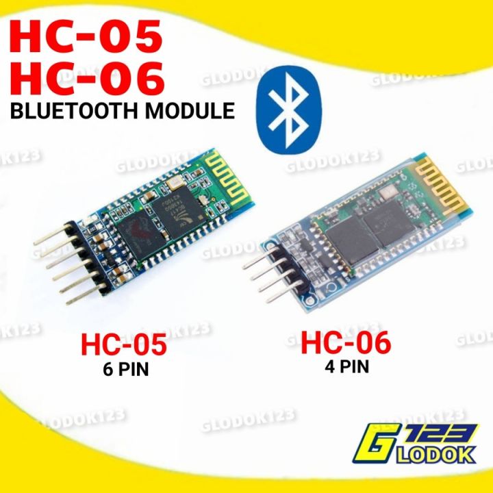 Hc 05 Hc06 Bluetooth Transciever Slave Modul Arduino Hc05 Hc06 4 6 Pin