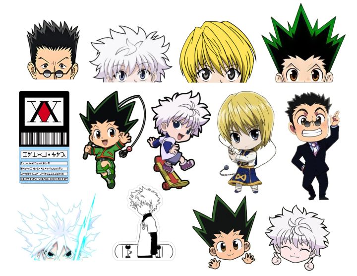 Hunter X Hunter Stickers - 9 Lines Printing Services | Lazada PH