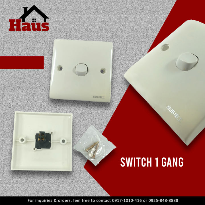 Electrical Light Switch 1 gang/1 way switch | Lazada PH