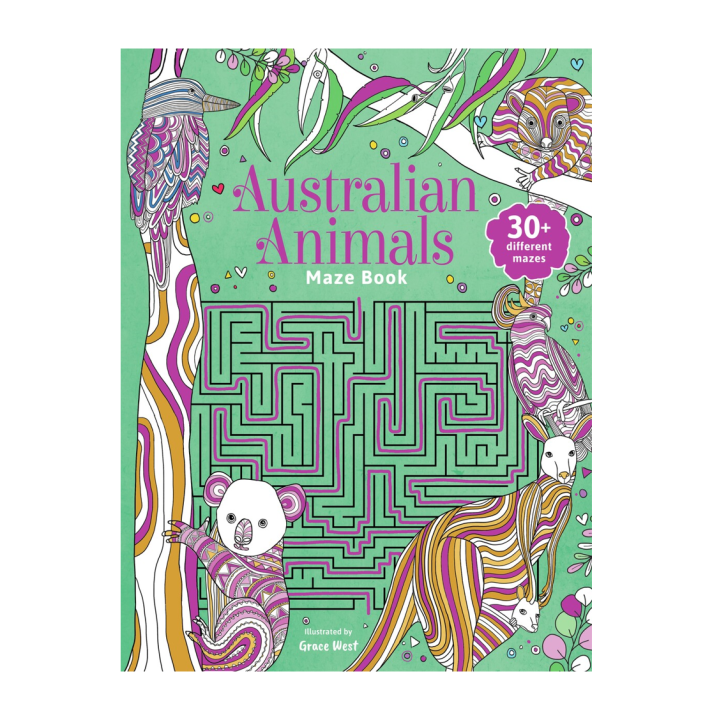 Maze Book of Australian Animals With Fun Activities and Colouring Pages ...