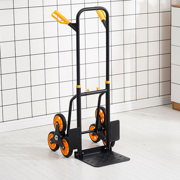 Climbing stairs, pulling carts, folding up and down stairs, carrying ...