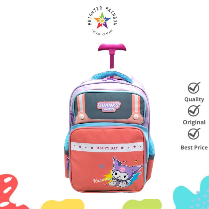 Ransel Trolly Powa XS 2816 Tas Sekolah Anak TK/SD Karakter Kuromi | Lazada Indonesia