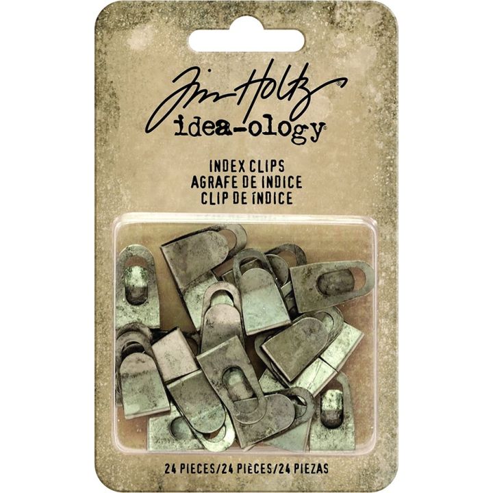 【Hot】 Tim Holtz Idea-ology Index Clips 24/Pkg | Lazada PH