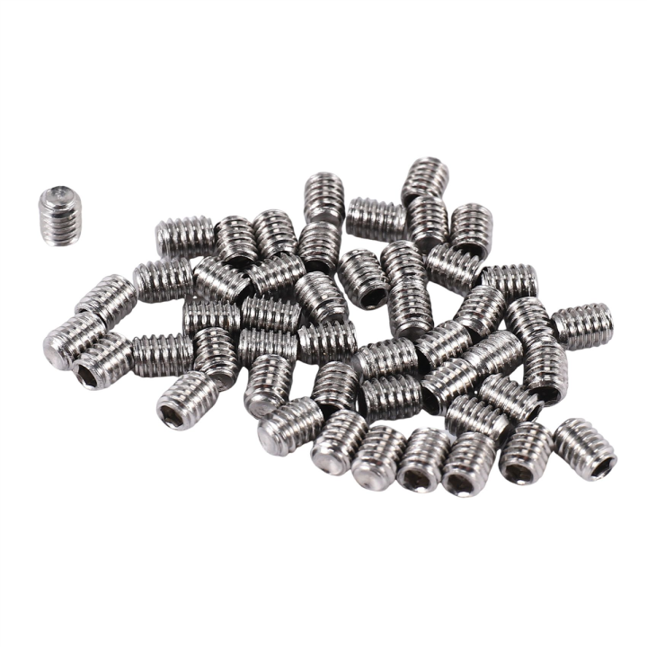 (BGSJ) 50Pcs M2.5 x 3mm Stainless Steel Hex Socket Set Grub Screws Headless Cup Point | Lazada.co.th